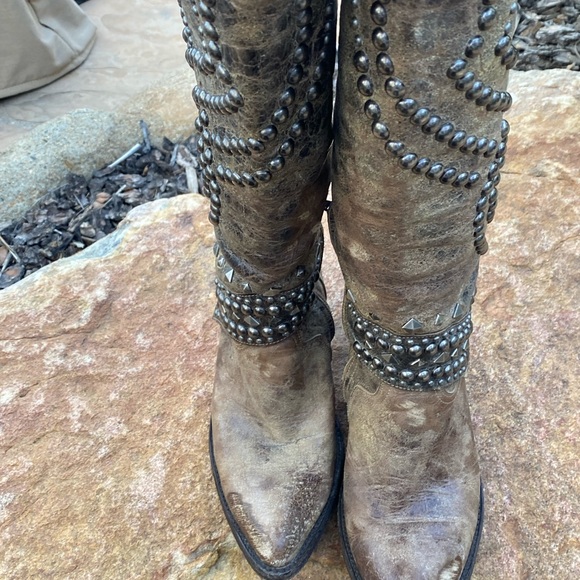 Old Gringo | Shoes | Rare Authentic Old Gringo Leather Studded Tall ...